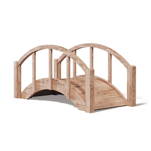 Small Wooden Bridge 3D Model 3D model | CGTrader