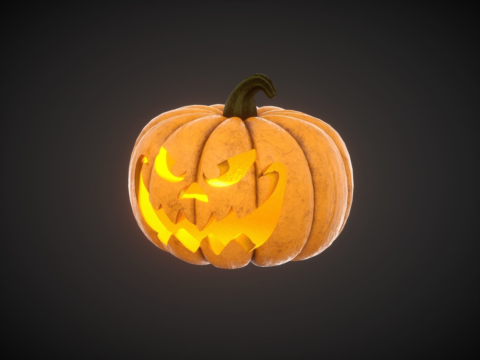 3D Model Collection 3D Carved and normal pumpkin VR / AR / low-poly ...