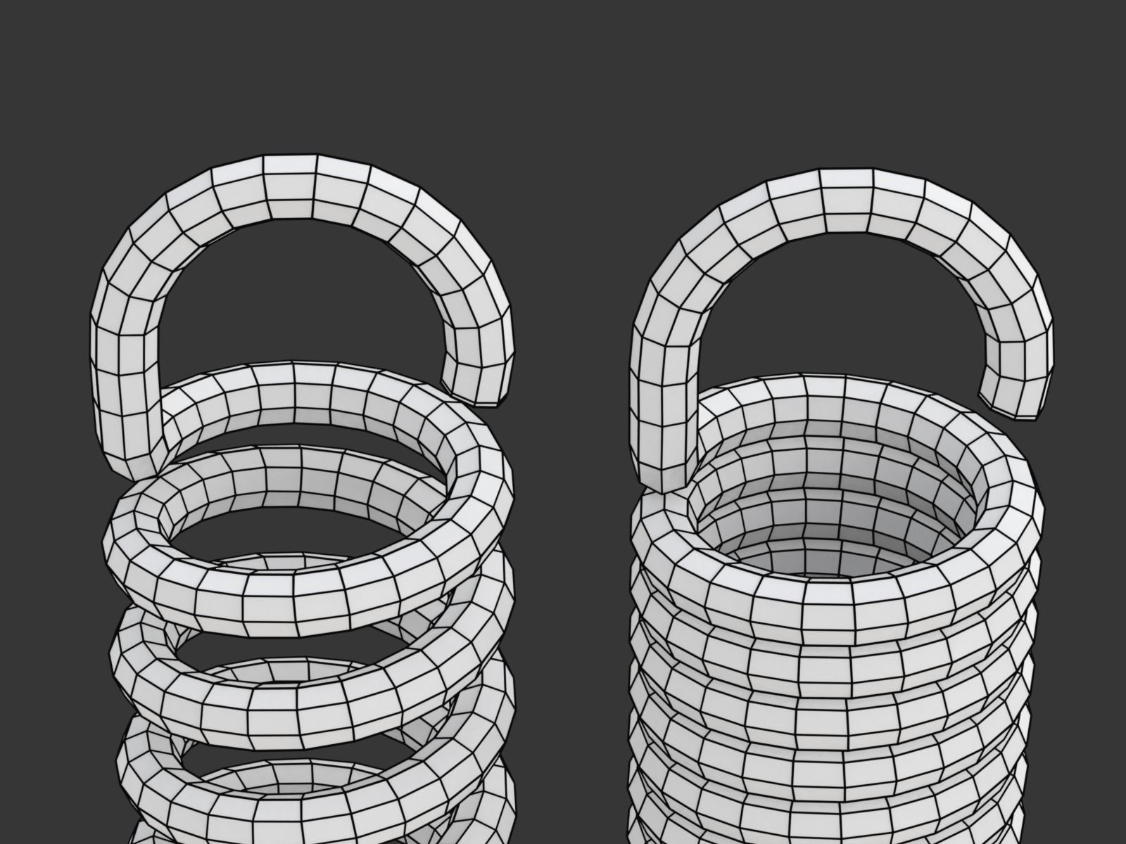 Animated Metal Springs made in Blender 3D model | CGTrader