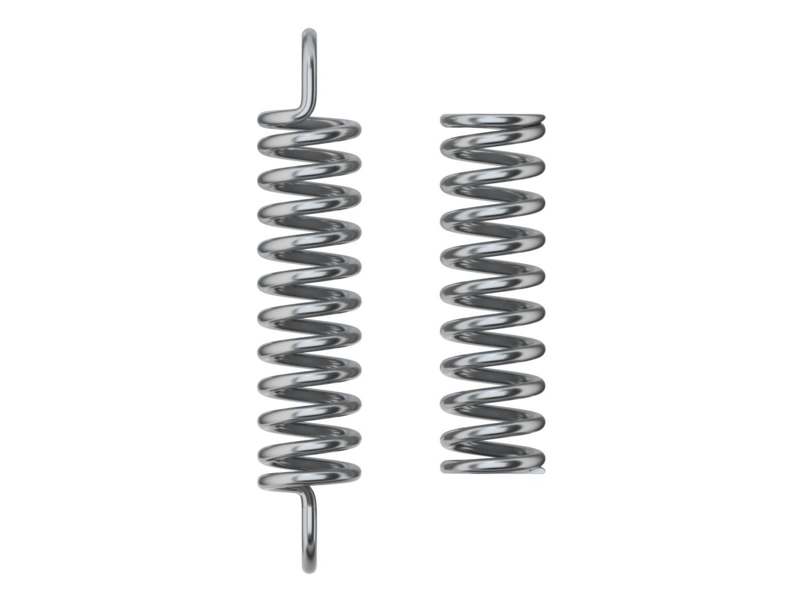 Animated Metal Springs made in Blender 3D model | CGTrader