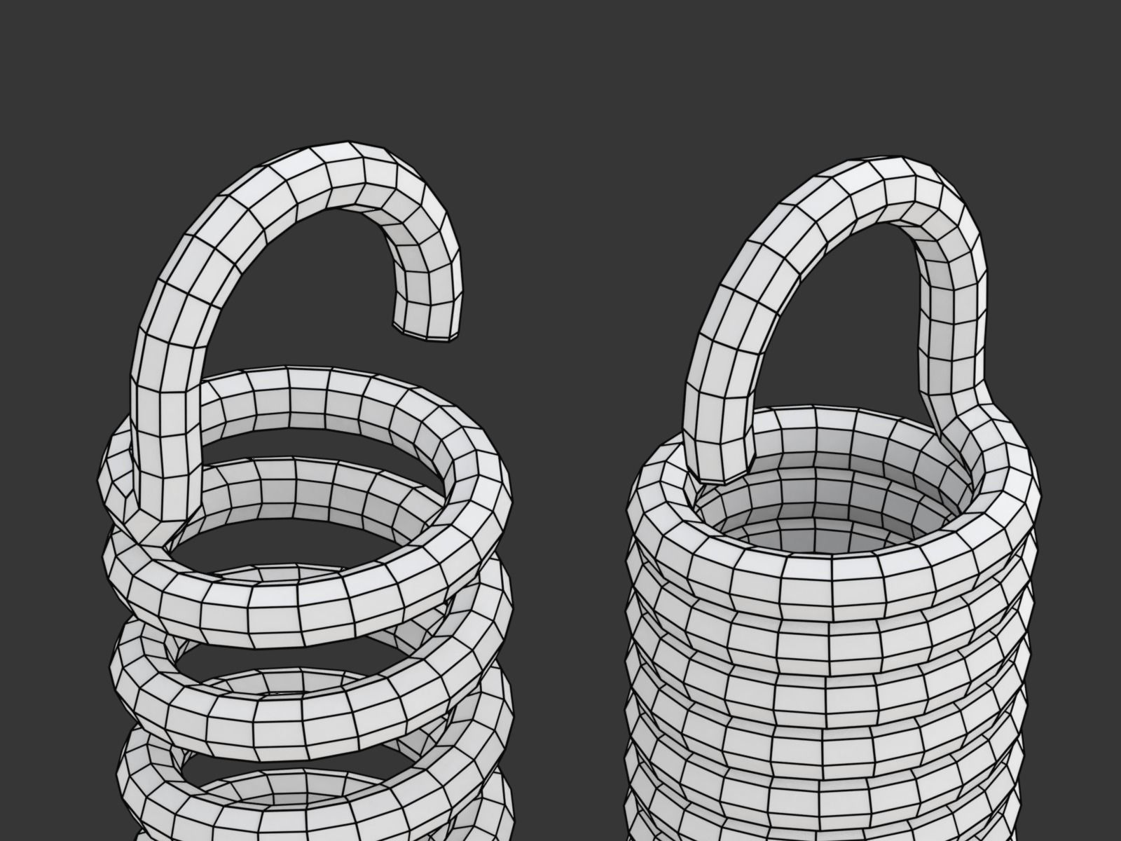 Animated Metal Springs made in Blender 3D model | CGTrader