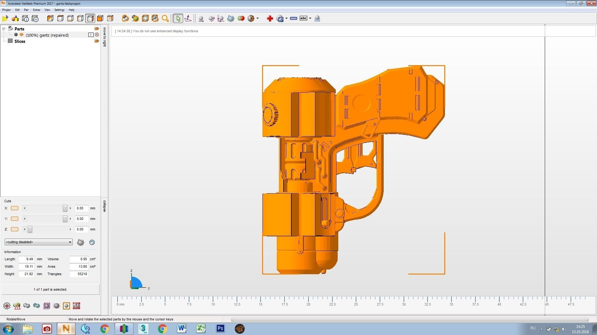 Gantz cosplay x-ray scanner 3D print model 3D model 3D printable | CGTrader