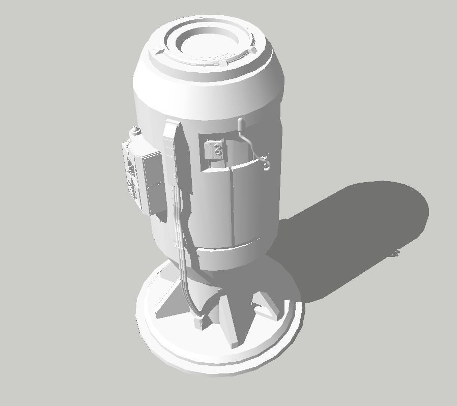 Sci-Fi Power Generator - Tech Element 3D model | CGTrader
