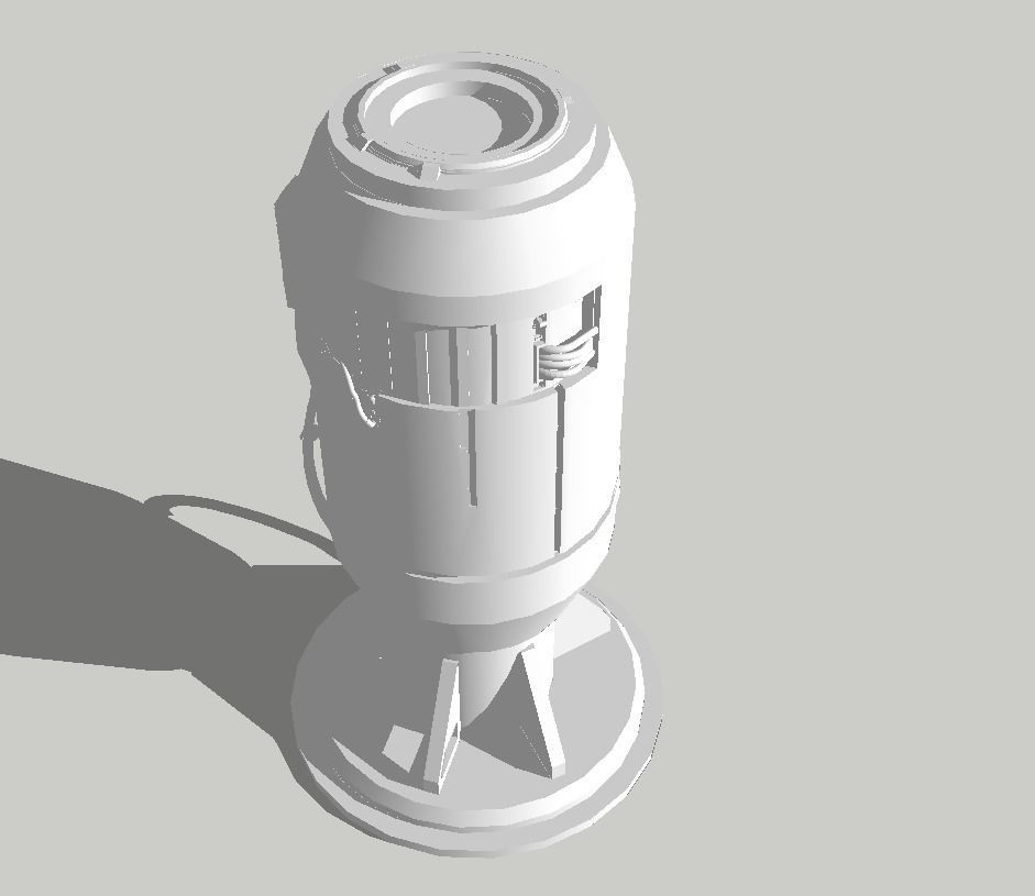 Sci-Fi Power Generator - Tech Element 3D model | CGTrader