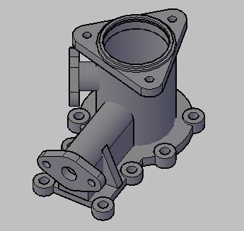Valve casing free 3D model | CGTrader