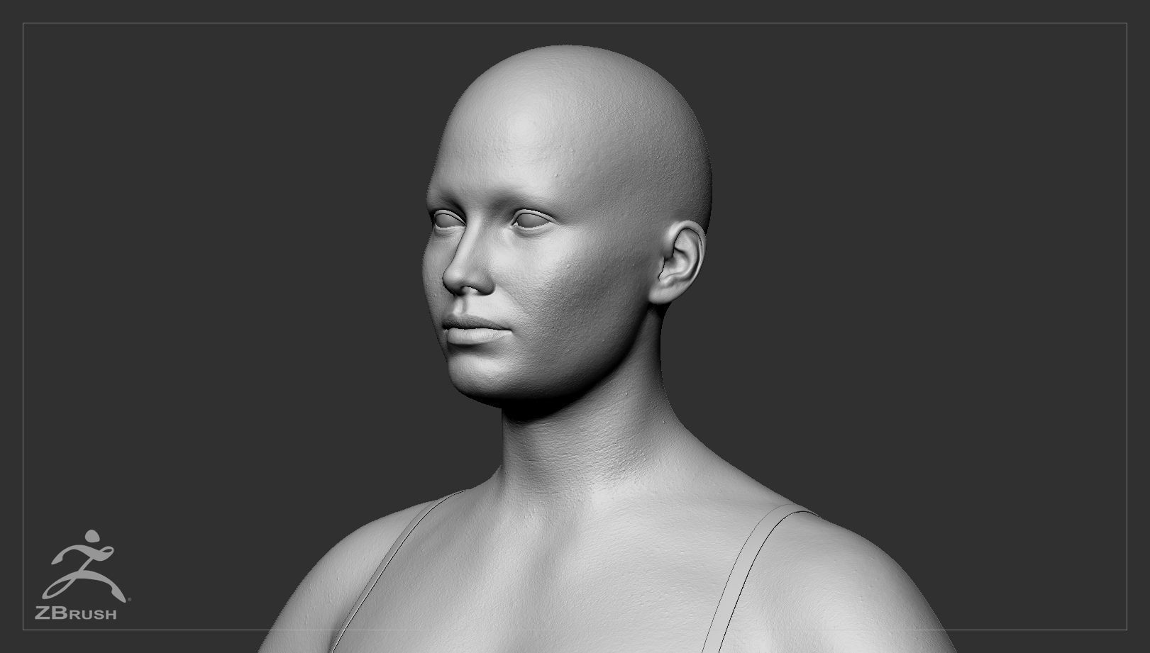 Overweight Female Basemesh 3D model | CGTrader