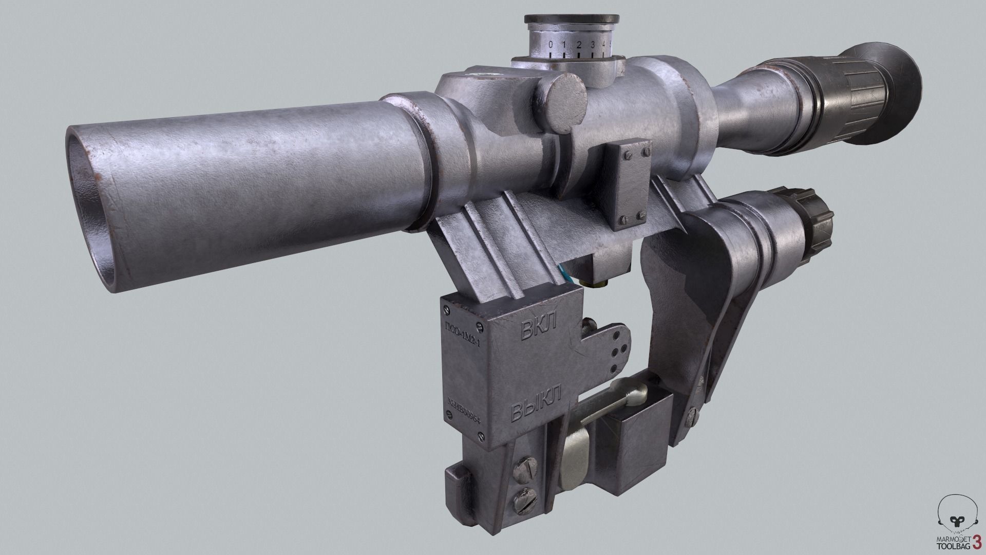 3D asset RIFLE SCOPE PSO-1 | CGTrader