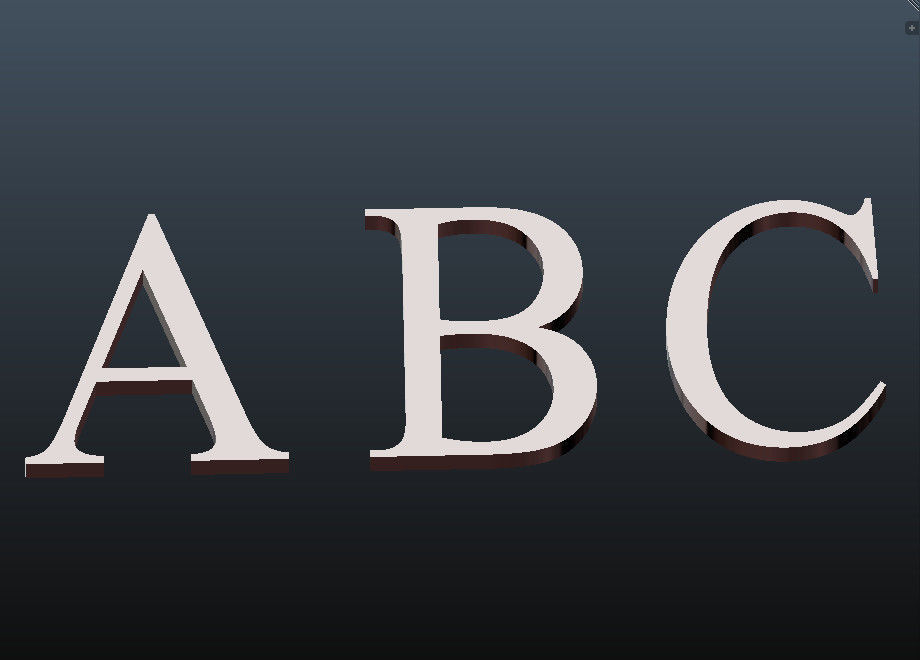 Times New Roman Font 3D model 3D printable | CGTrader