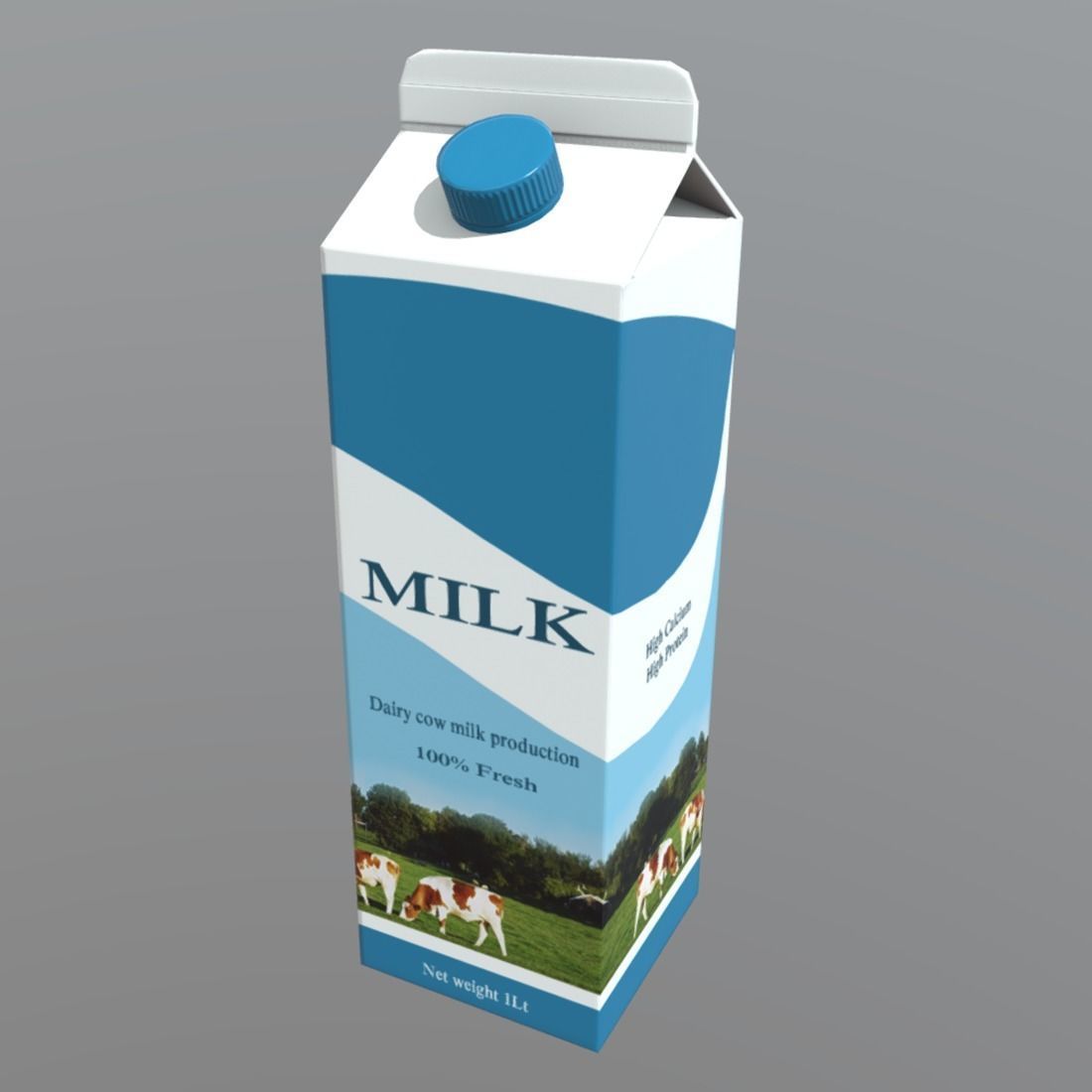 CC0 - Milk Carton free VR / AR / low-poly 3D model | CGTrader