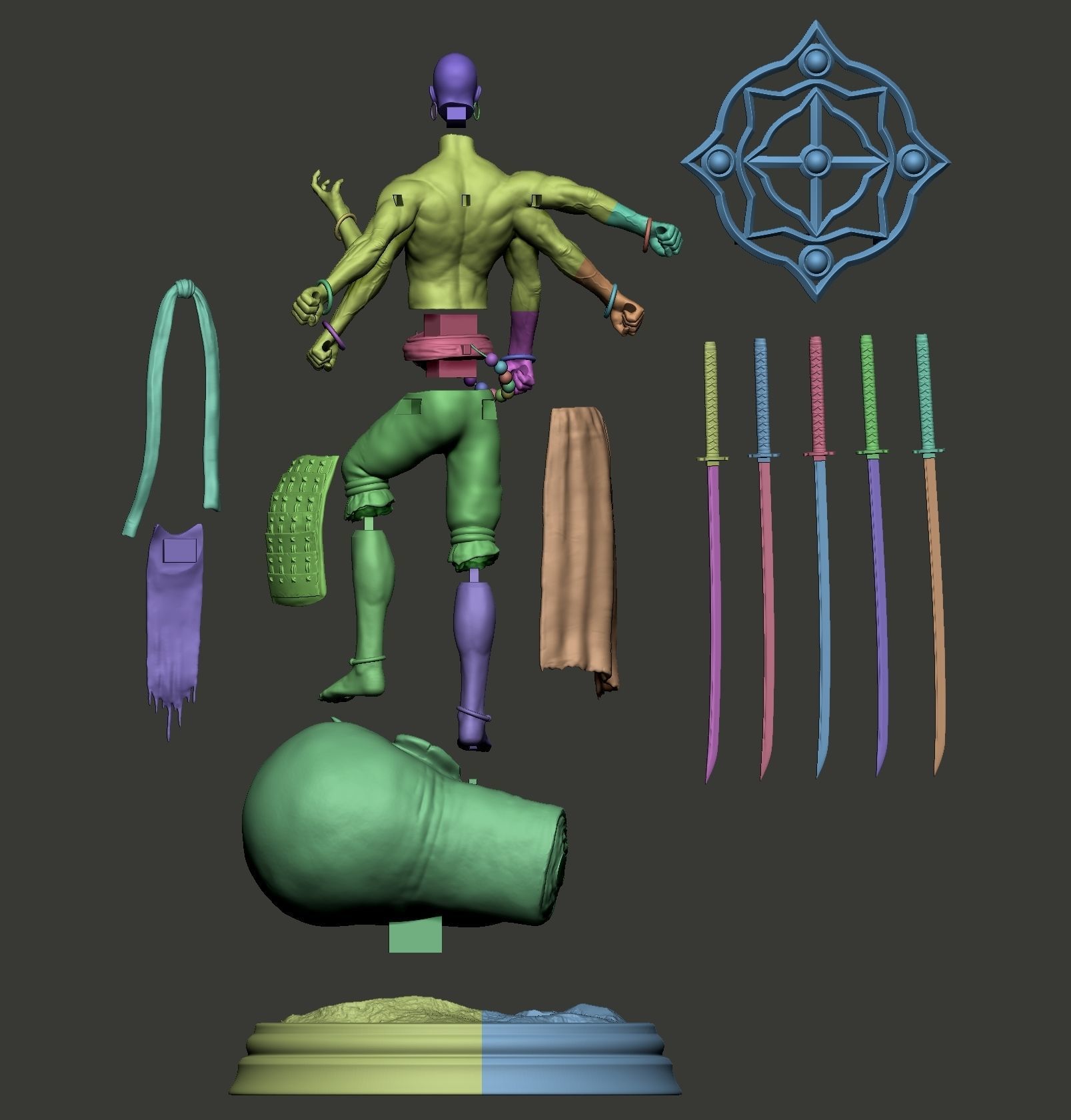 Asura Statue 3D model 3D printable | CGTrader