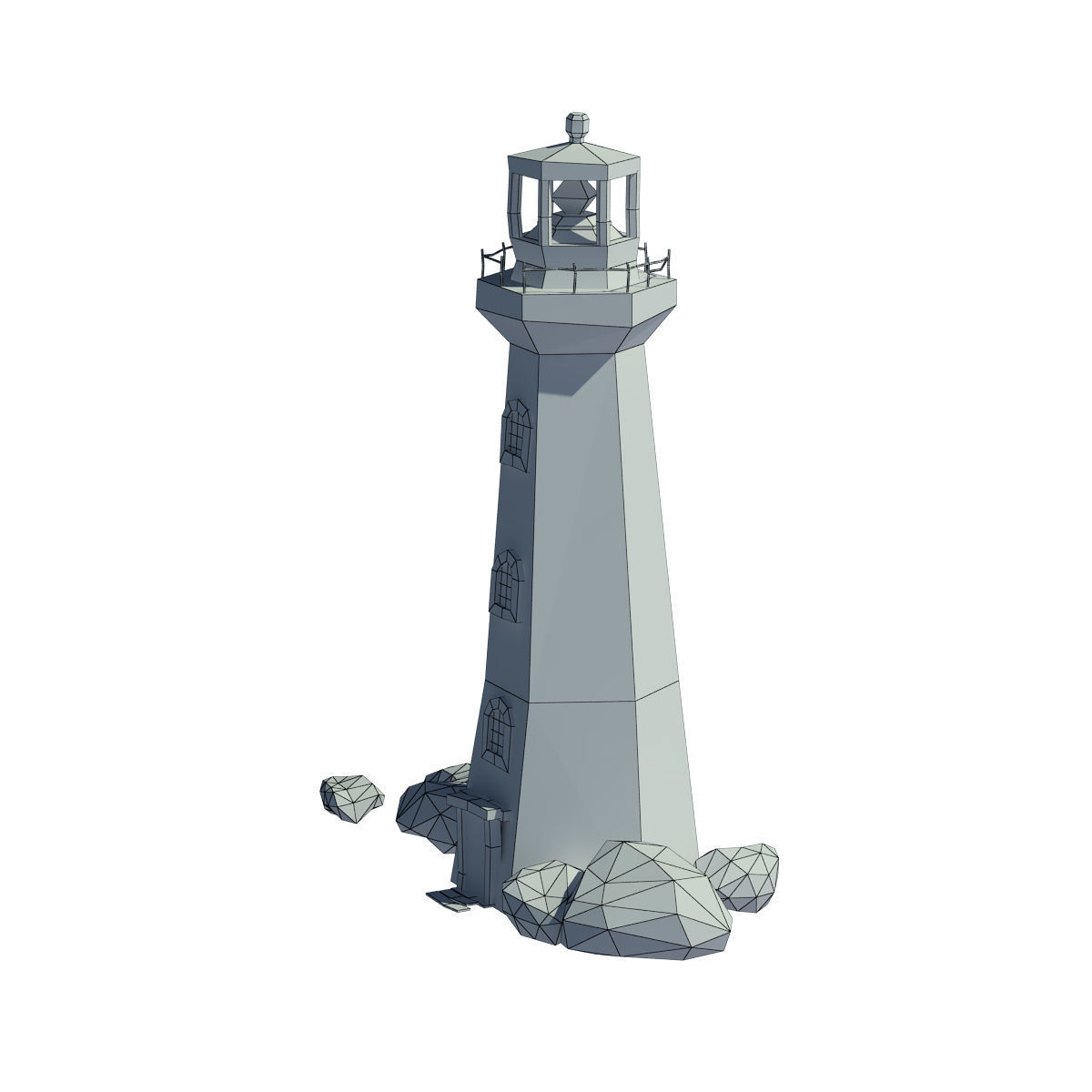 3D model Cartoon lighthouse VR / AR / low-poly | CGTrader