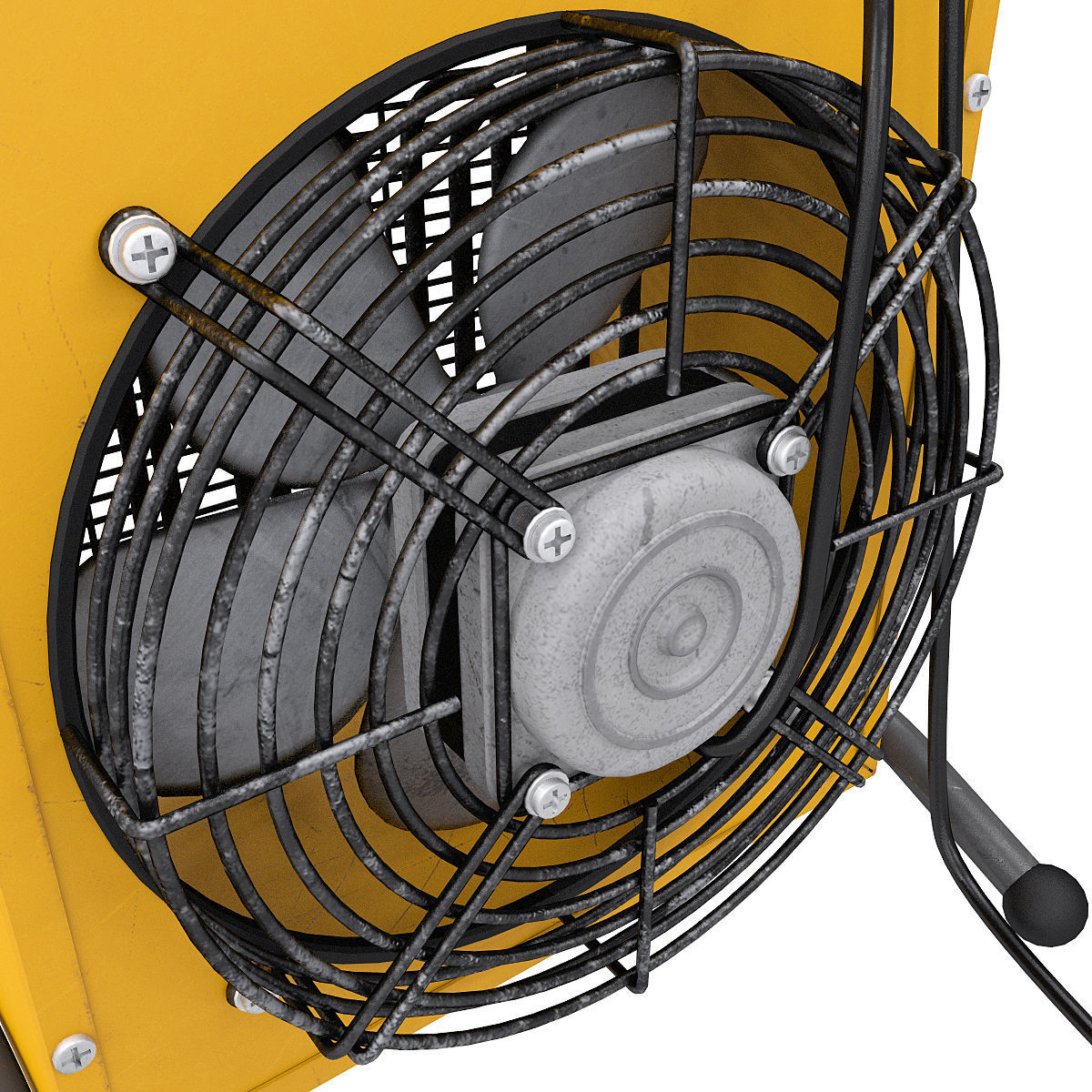 Fan heater 3D model | CGTrader