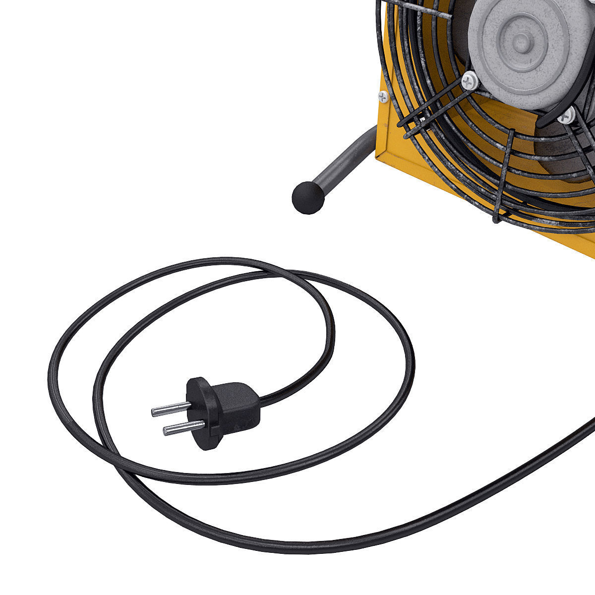 Fan heater 3D model | CGTrader