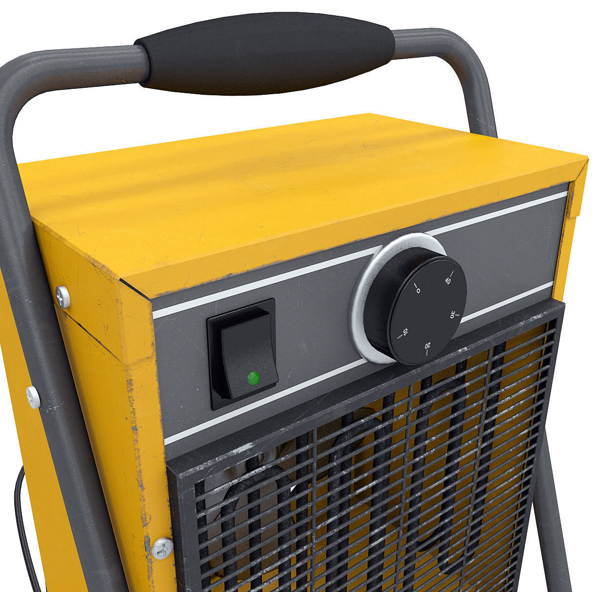 Fan heater 3D model | CGTrader