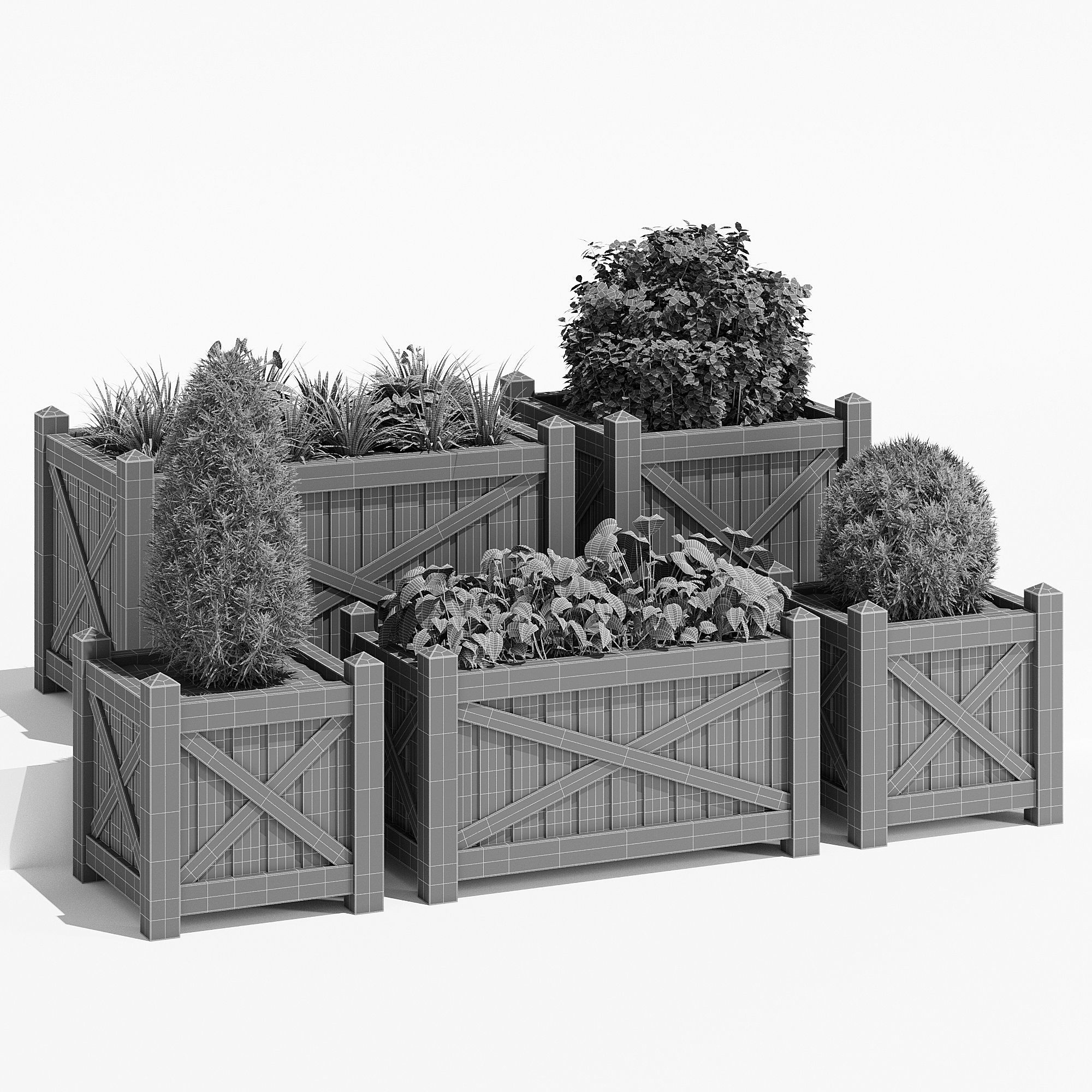 Diagonal cross 3D model | CGTrader