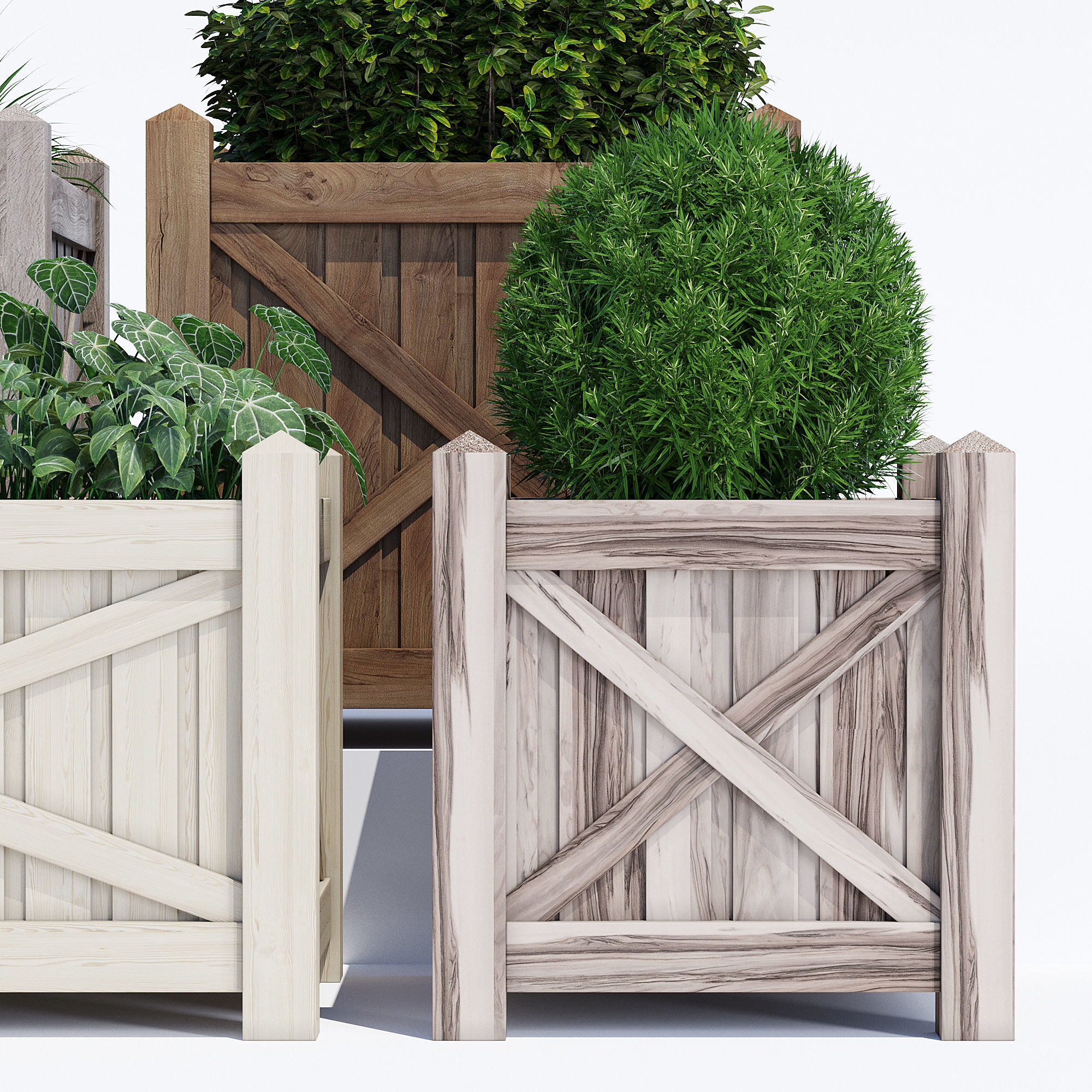 Diagonal cross 3D model | CGTrader