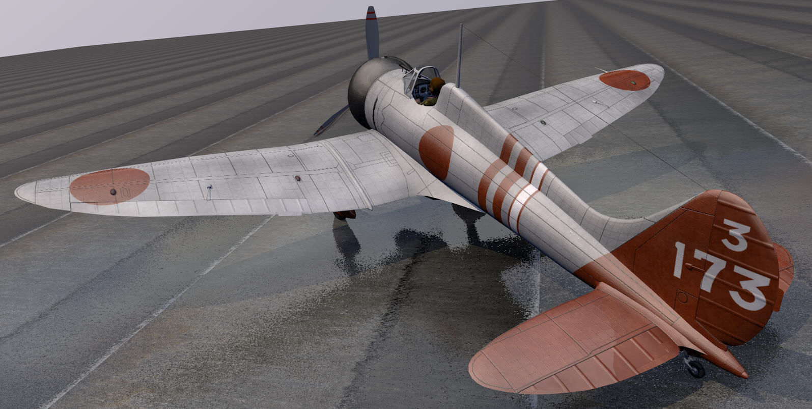 Mitsubishi A5M2 Claude 3D model | CGTrader