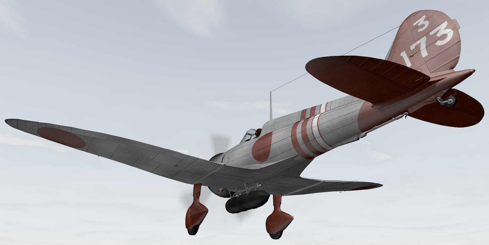 Mitsubishi A5M2 Claude 3D model | CGTrader