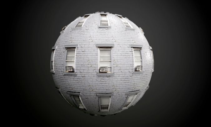 Building Windows Brick SEAMLESS PBR Texture Texture | CGTrader