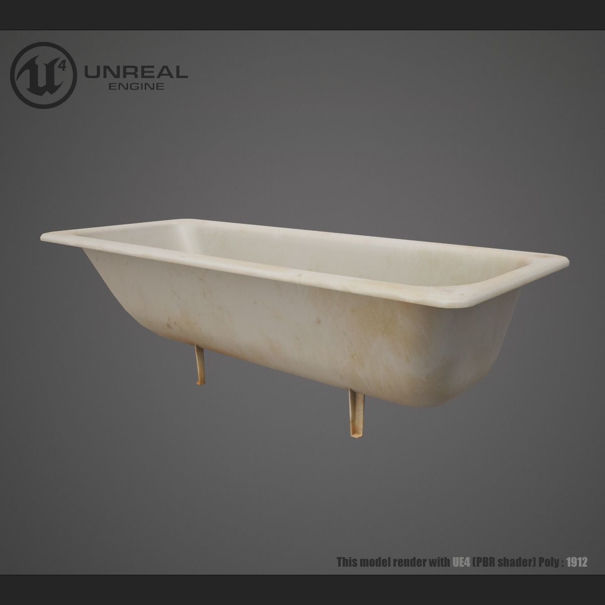 3D model Old Bath VR / AR / low-poly | CGTrader