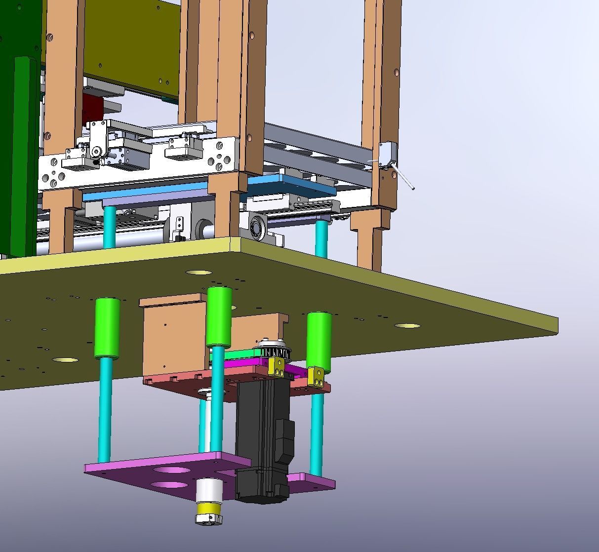 Auto stacking loading and unloading machine 3D model animated | CGTrader