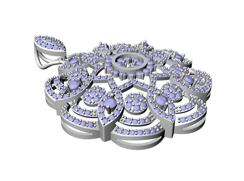 pendant 002 3D model 3D printable | CGTrader