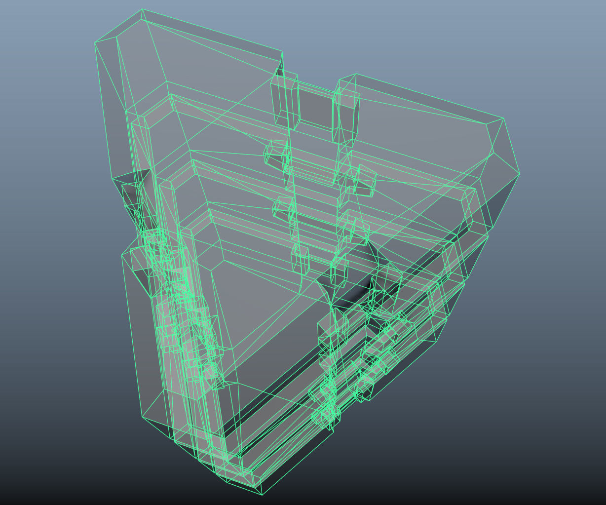 3D model Sci fi machine - Cyberpunk design - PBR VR / AR / low-poly ...