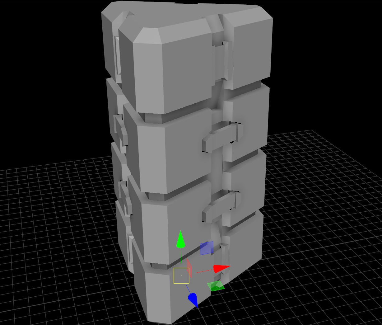 3D model Sci fi machine - Cyberpunk design - PBR VR / AR / low-poly ...