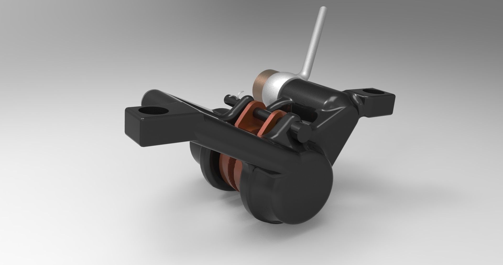 Caliper plastic pipe with handle free 3D model | CGTrader