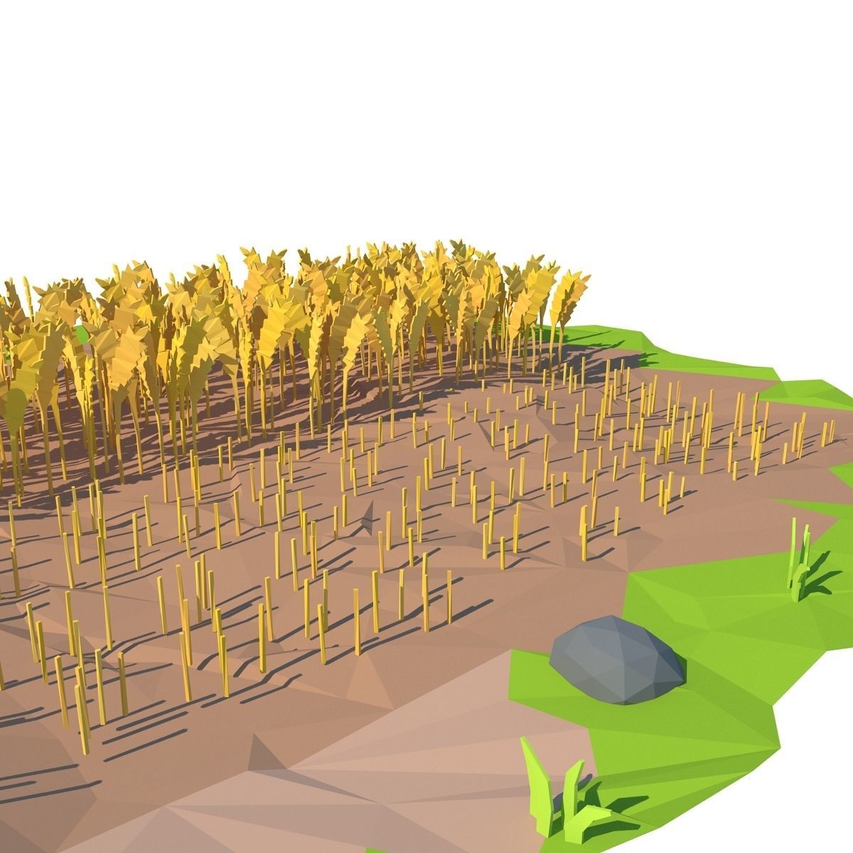 3D model Cartoon field VR / AR / low-poly | CGTrader