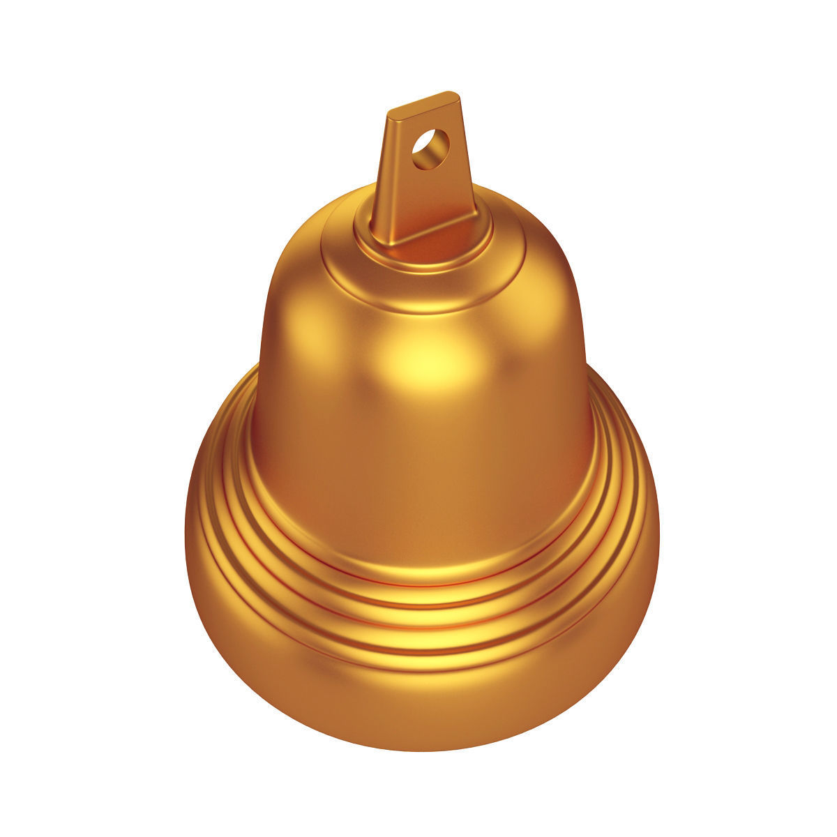 Gold bell 3D model | CGTrader