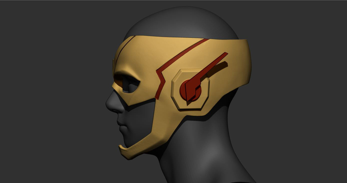 Flash Kid Helmet - DC comic 3D print model 3D model 3D printable | CGTrader