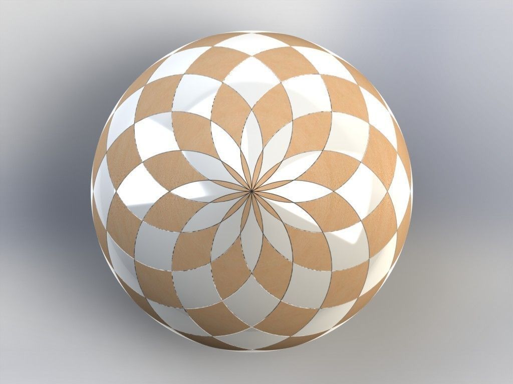 Dome tile free 3D model | CGTrader