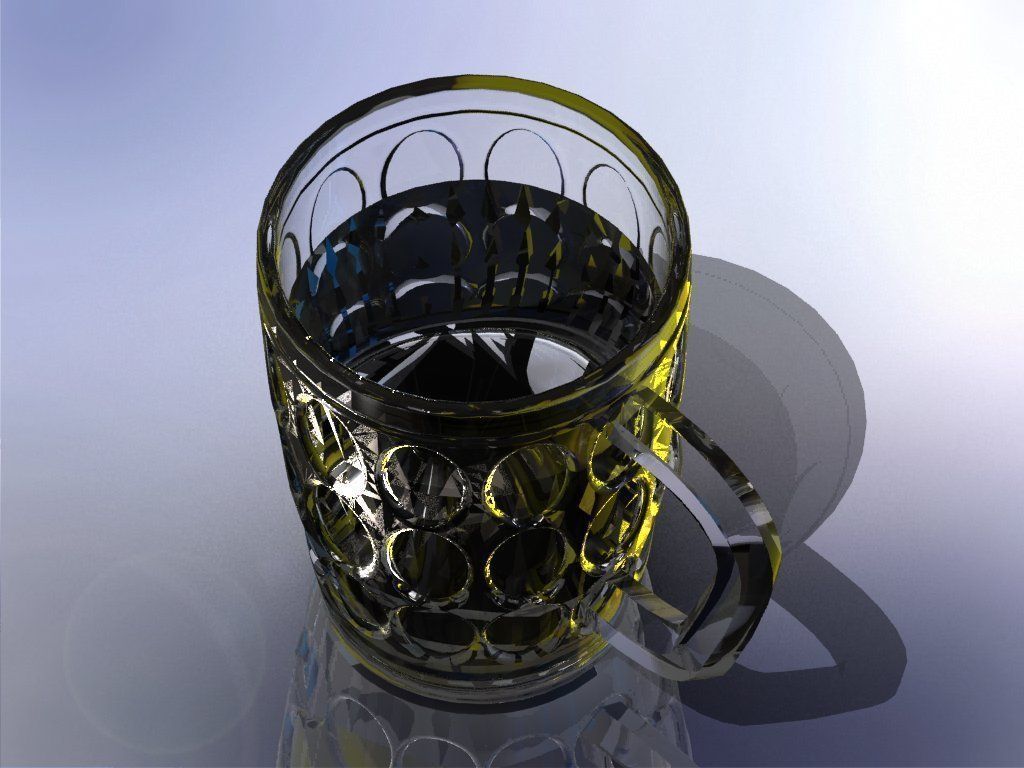 Designed glass free 3D model | CGTrader