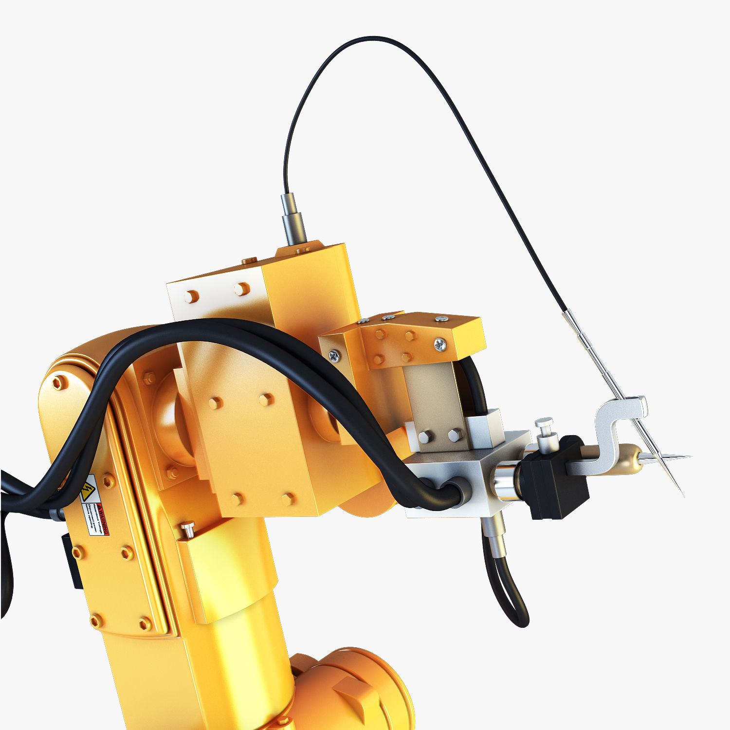 Generic Industrial Robot v 1 3D model | CGTrader