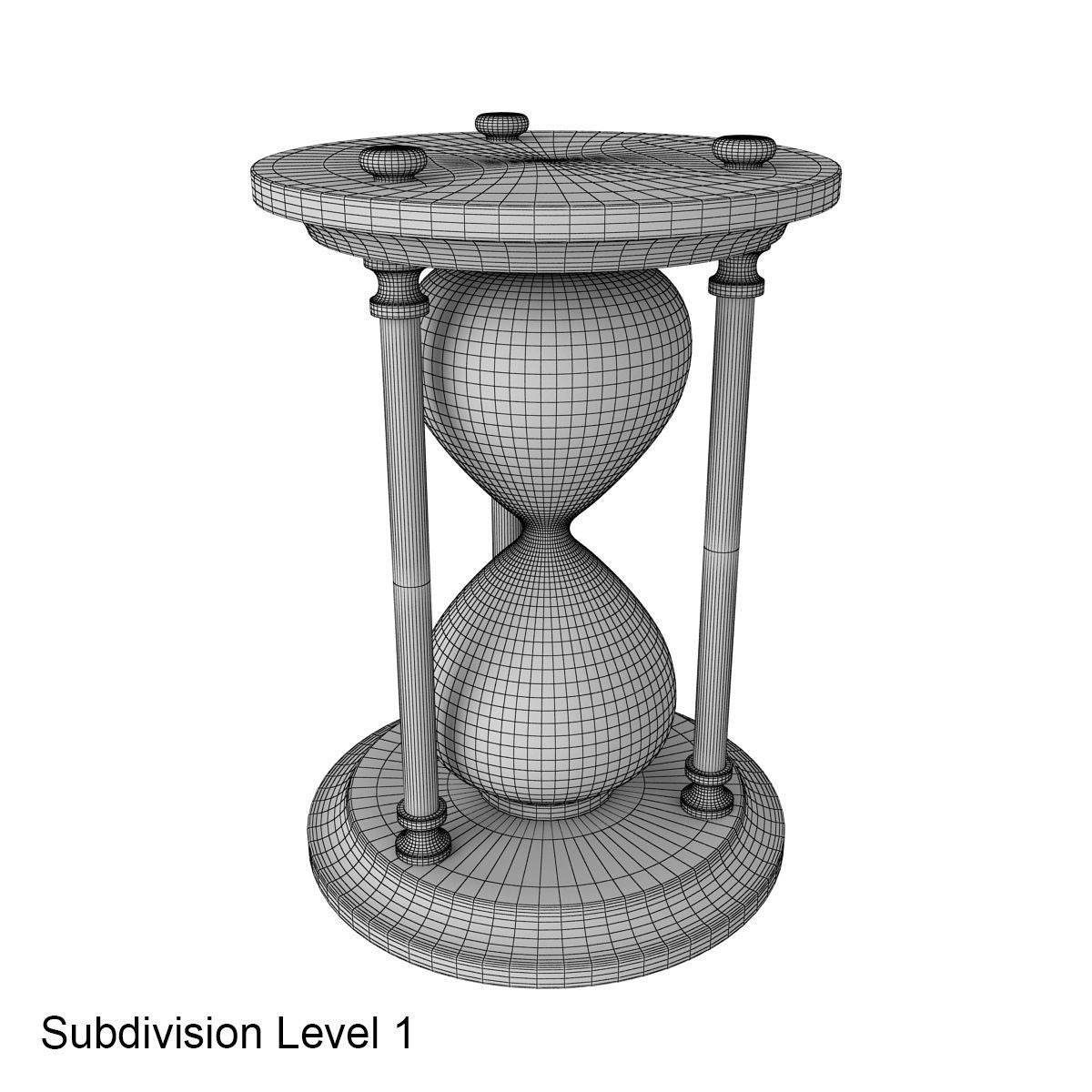 Hourglass 3D model | CGTrader