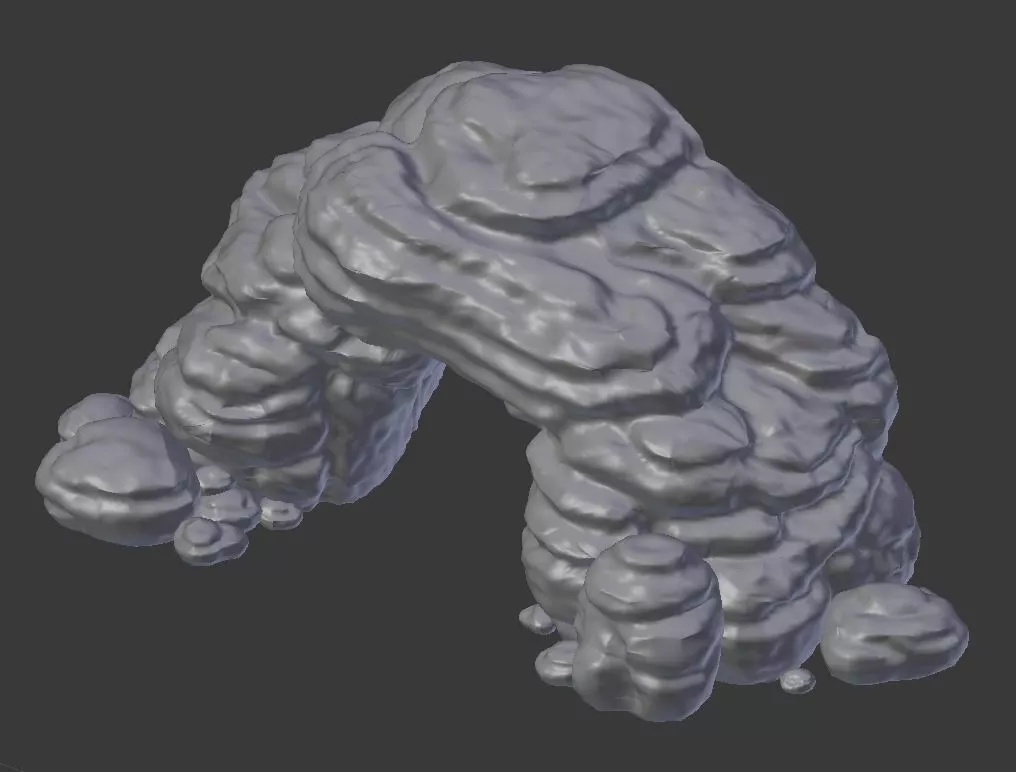 Cave Entrance 3D model 3D printable | CGTrader