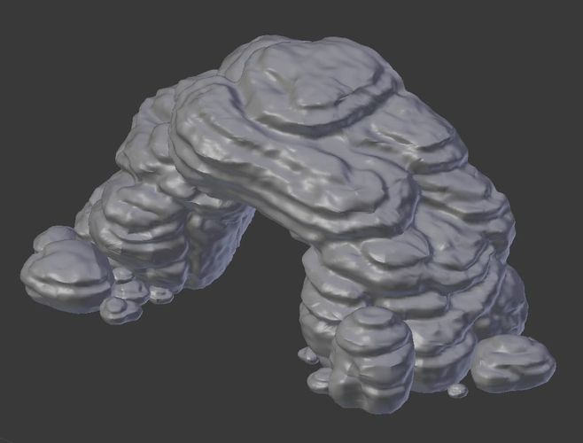 Cave Entrance 3D model 3D printable | CGTrader