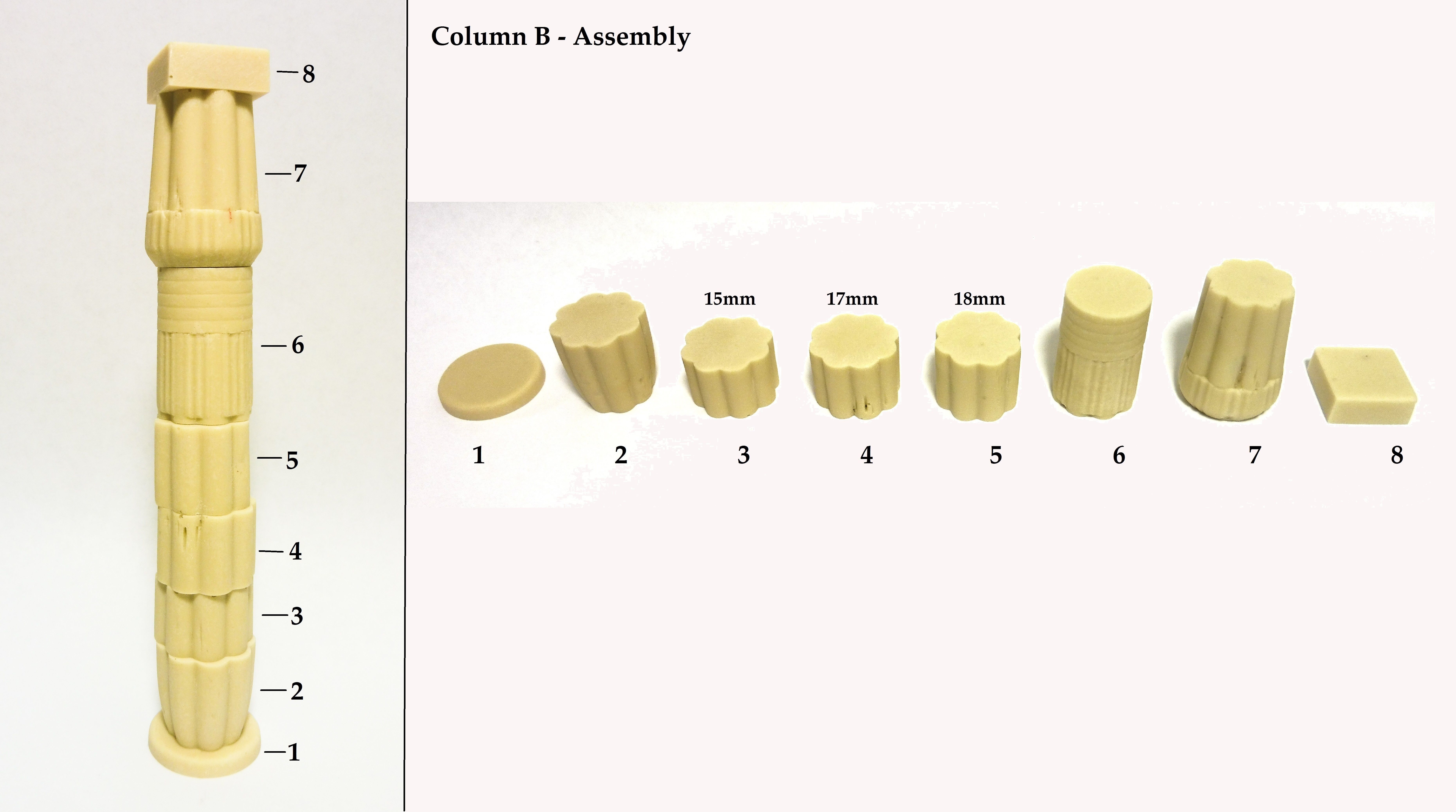 Egyptian column 3D model 3D printable | CGTrader
