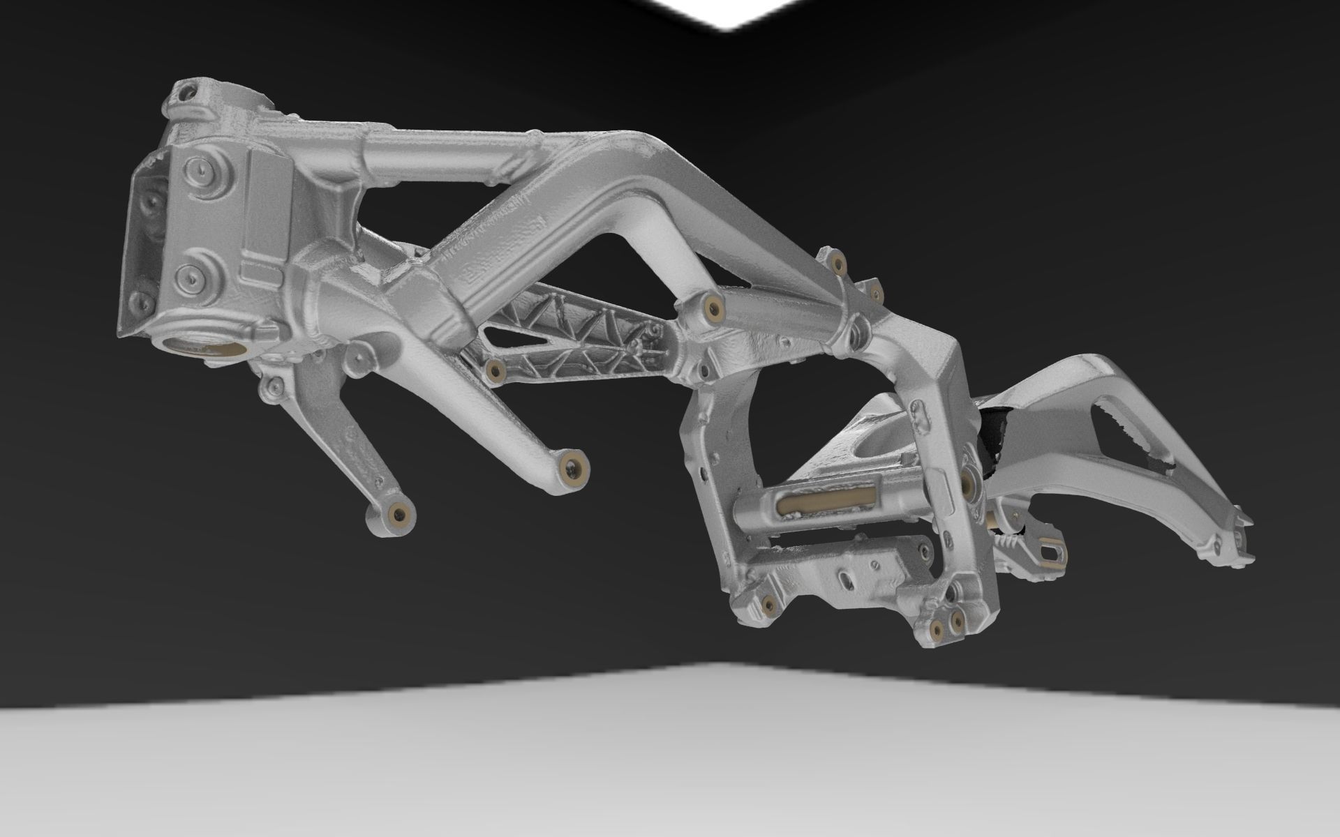 triumph 675 daytona 2016 frame 3D model | CGTrader
