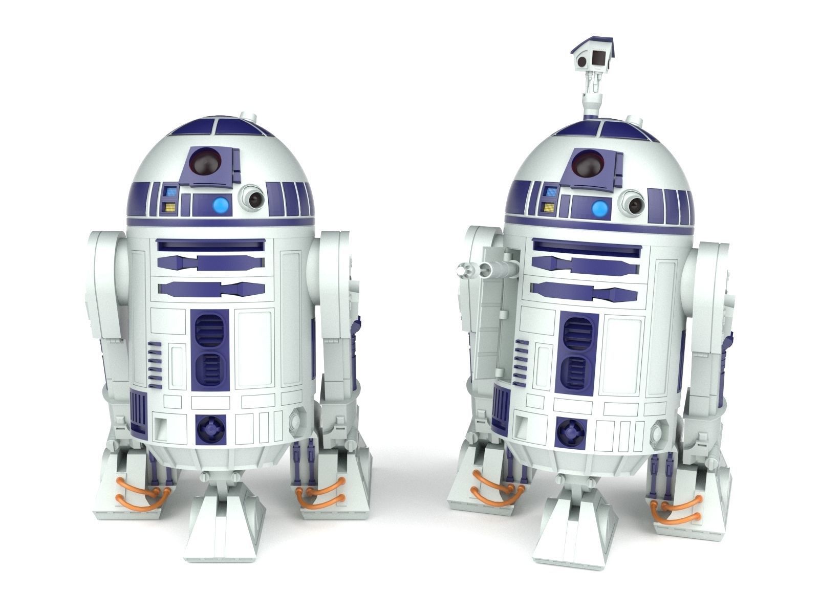 Droid r2d2 3D model | CGTrader