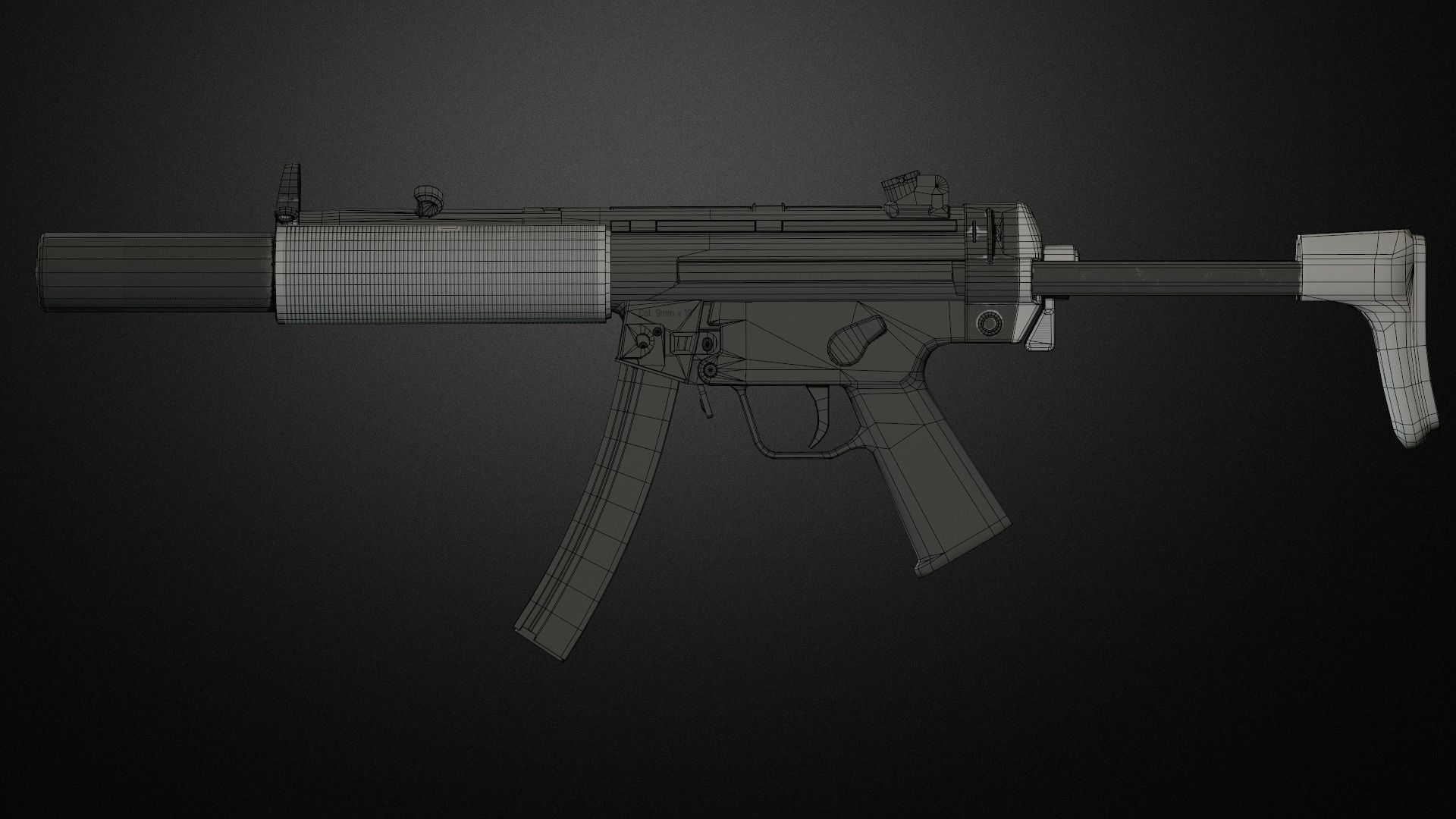 3D model MP5 SMG VR / AR / low-poly rigged | CGTrader