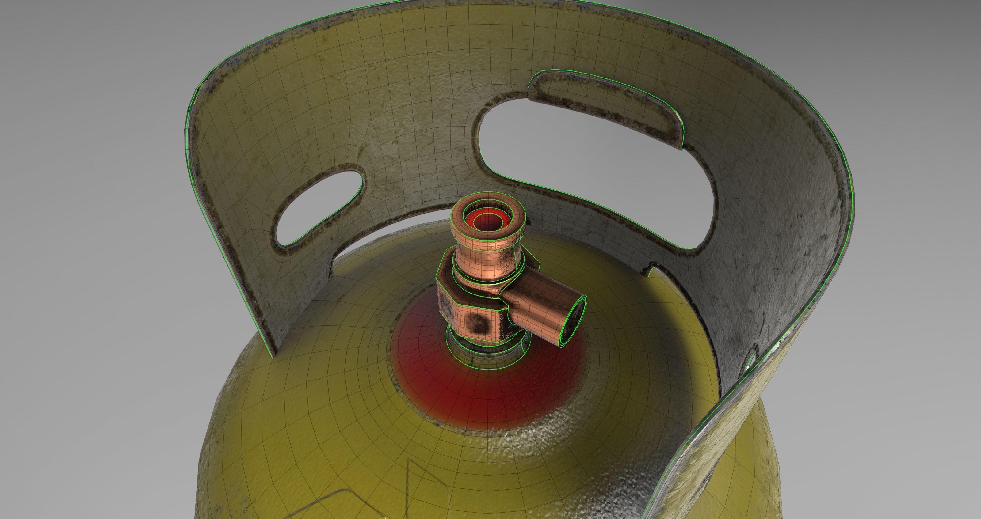 3D model LPG 3Kg By Pertamina Indonesia VR / AR / low-poly | CGTrader