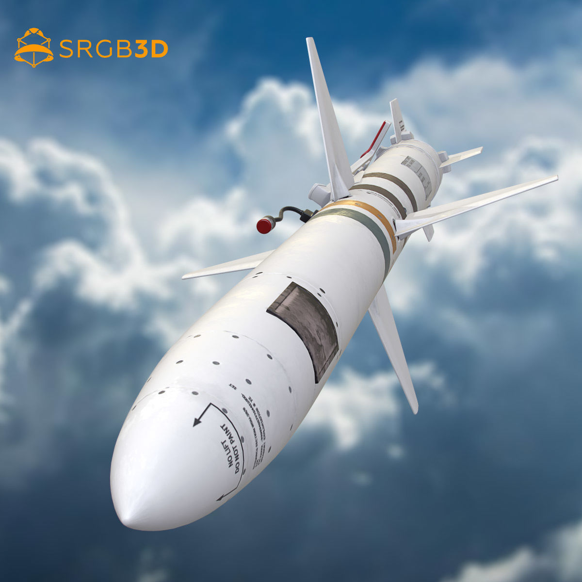 3D model AGM-45 Shrike VR / AR / low-poly | CGTrader