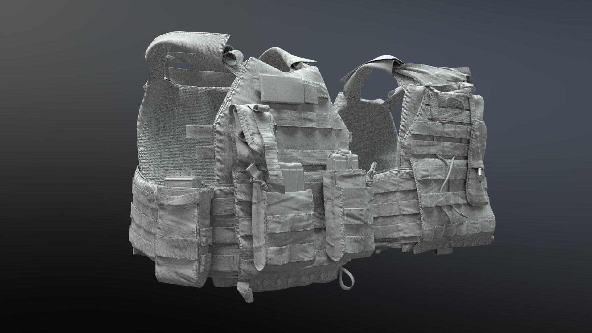 SOLDIER Bulletproof Vest 04 3D model | CGTrader