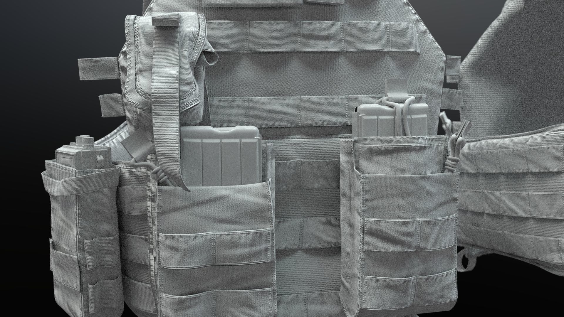 SOLDIER Bulletproof Vest 04 3D model | CGTrader