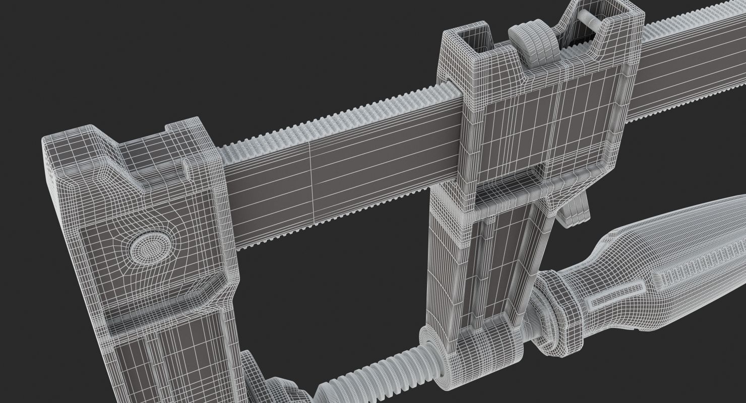 Bar Clamp 3D model | CGTrader