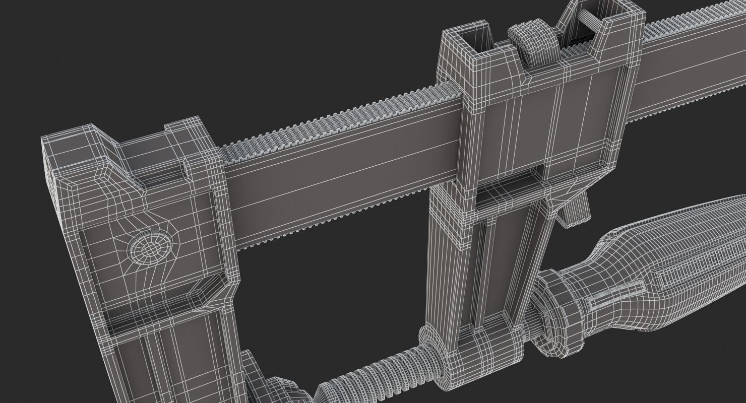 Bar Clamp 3D model | CGTrader