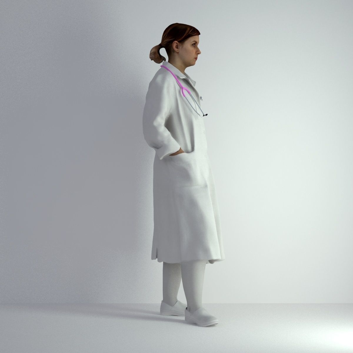 3D Scan Woman Doctor 008 3D model | CGTrader