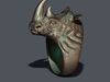 Rhino ring 3D model 3D printable | CGTrader